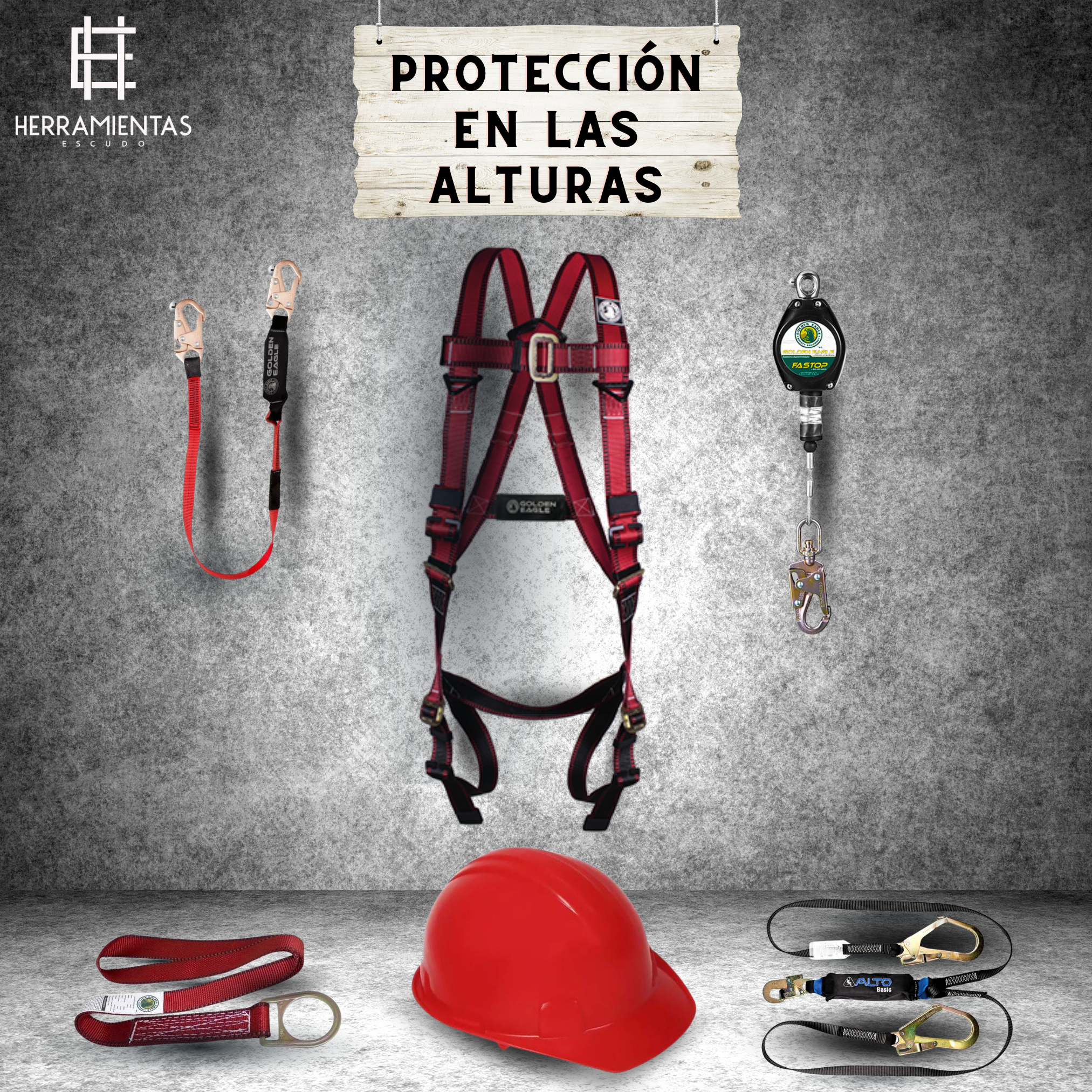 Combo Protección en las alturas – HerramientasEscudo